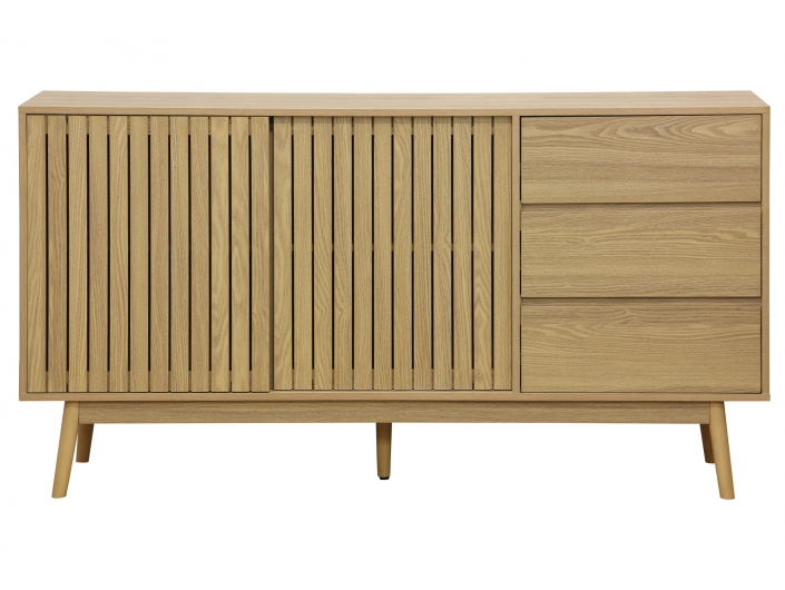 Consola chapa fresno 150 x 40 cm