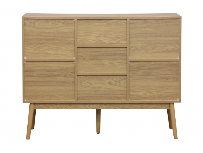 Consola chapa fresno 115 x 40 cm