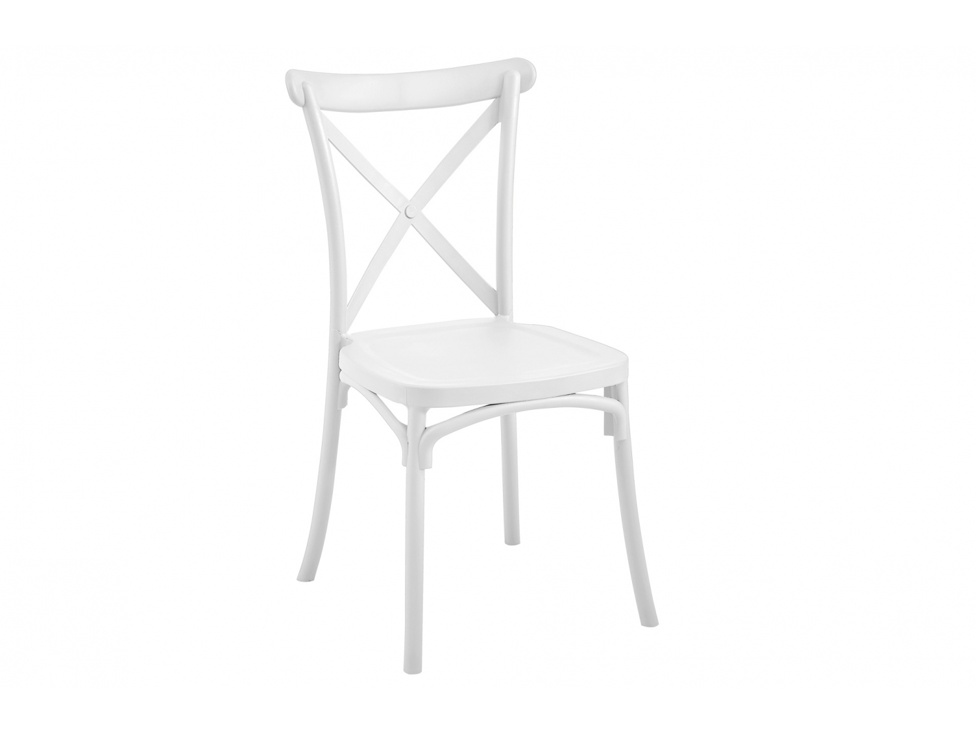 Silla polipropileno blanco