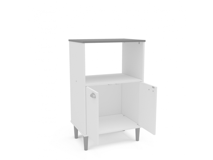 Armario microondas blanco
