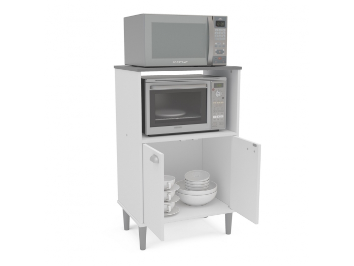 Armario microondas blanco